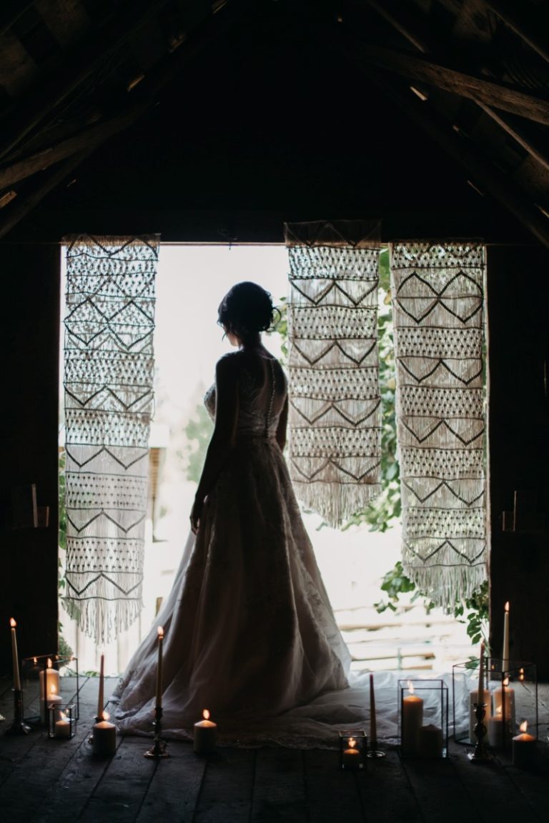 Pretty + Inked Brides Rock Gorgeous Gowns With Lace