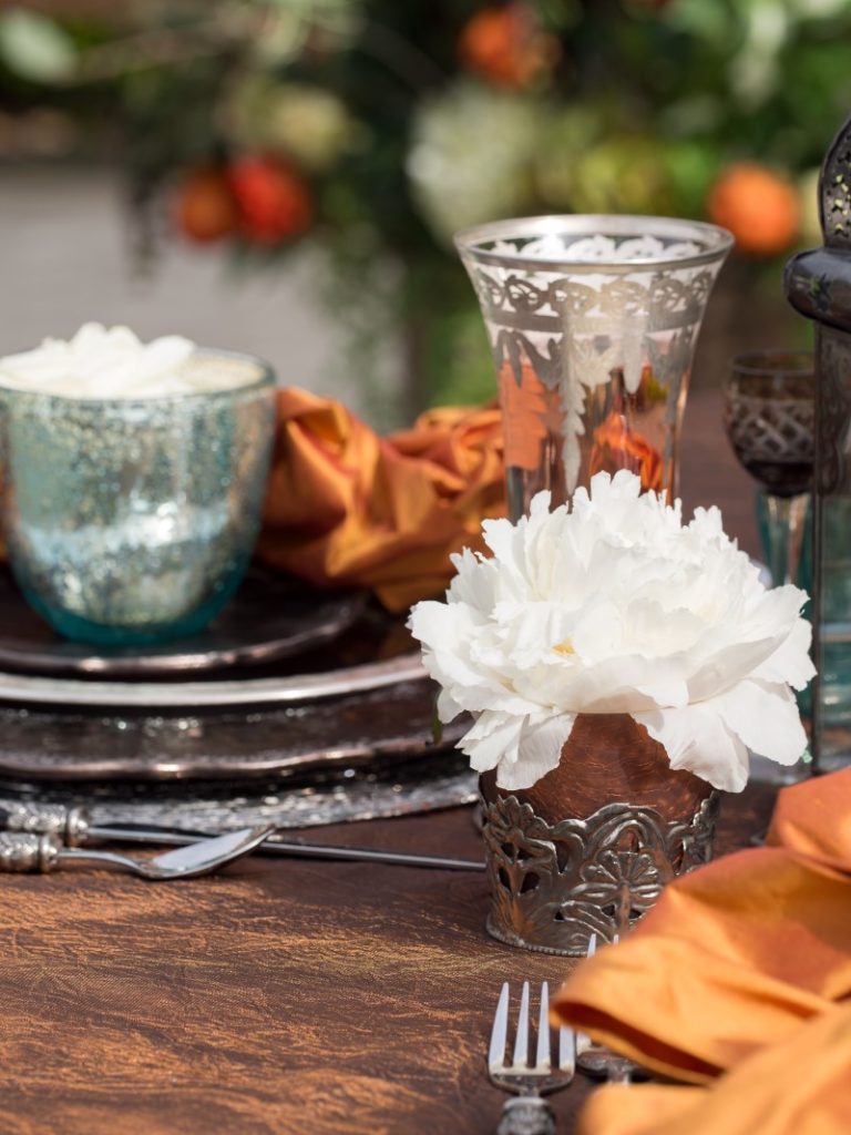 Vibrant Moroccan Fusion Tablescape | West Coast Weddings