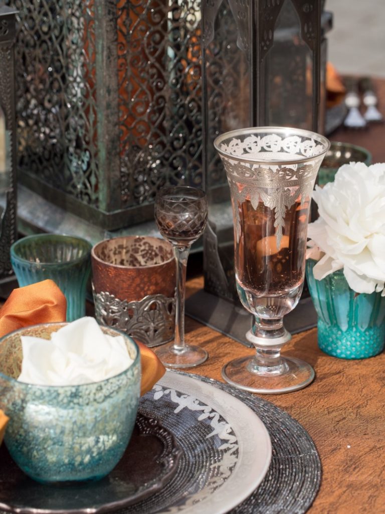 Vibrant Moroccan Fusion Tablescape | West Coast Weddings
