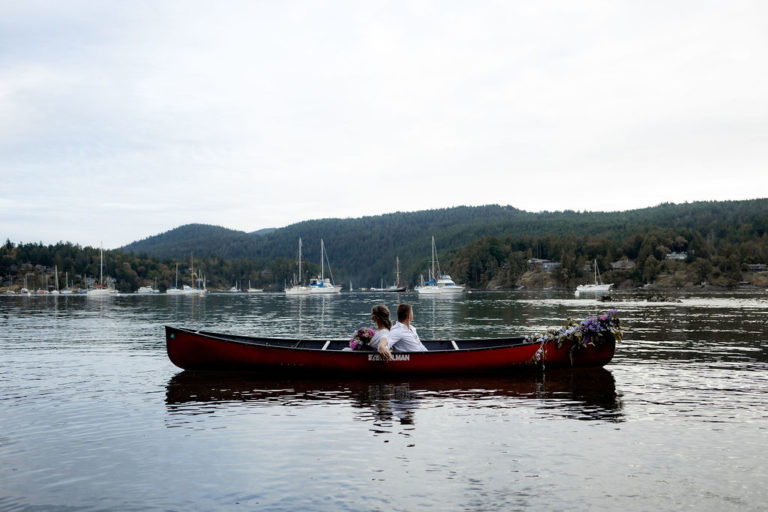 Adventure Elopement + Canoe Romance | West Coast Weddings